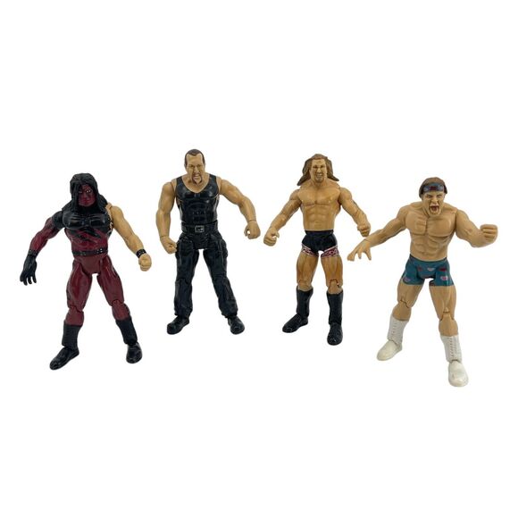 Jakks Pacific | Toys | Vtg Wwf Titan Tron Live Action Figure Lot Kane ...